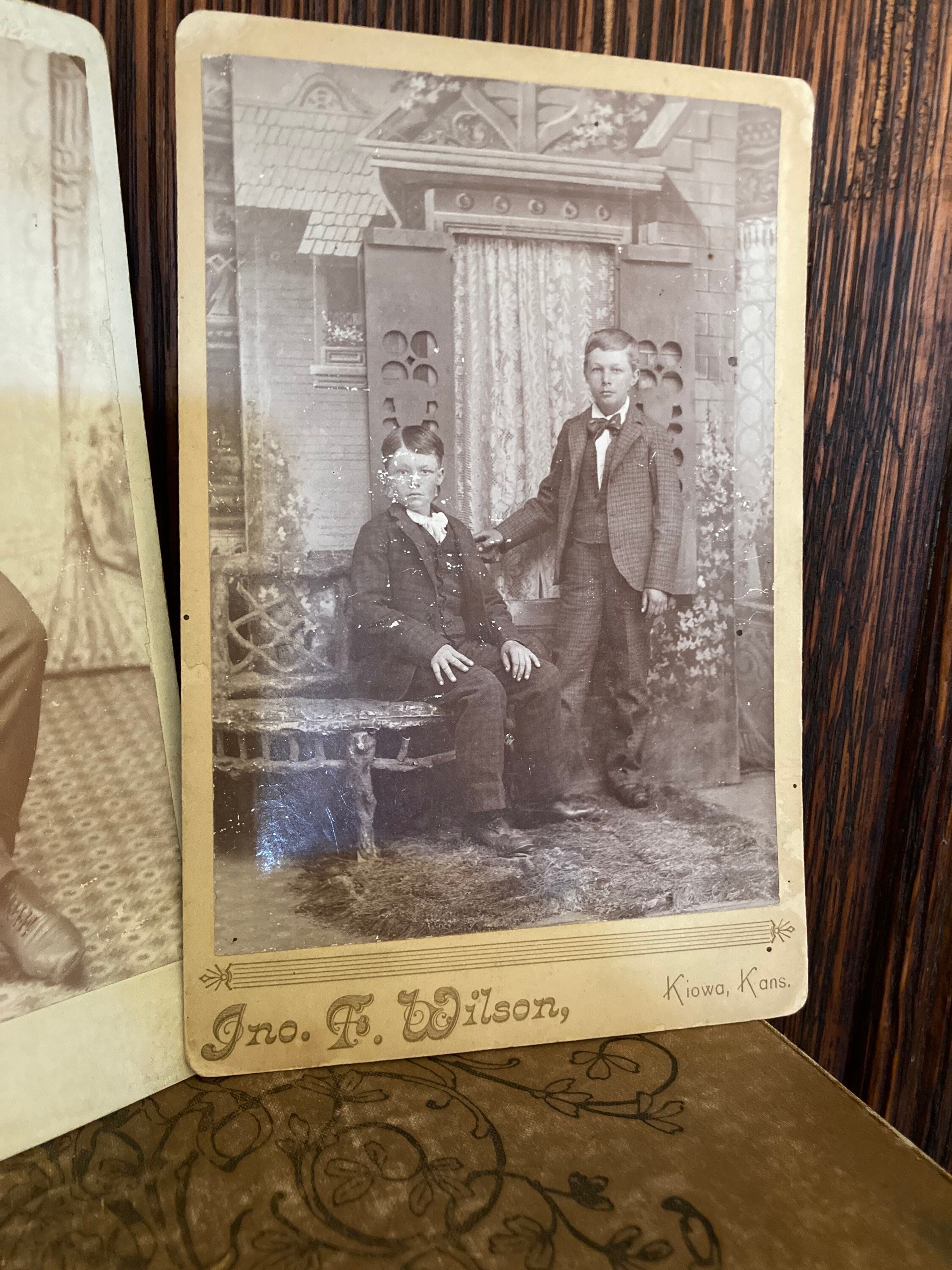 discounts price Cabinet Card Photos Langley family