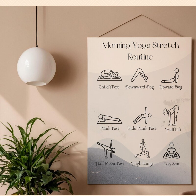 Morning Stretches Poster - Etsy