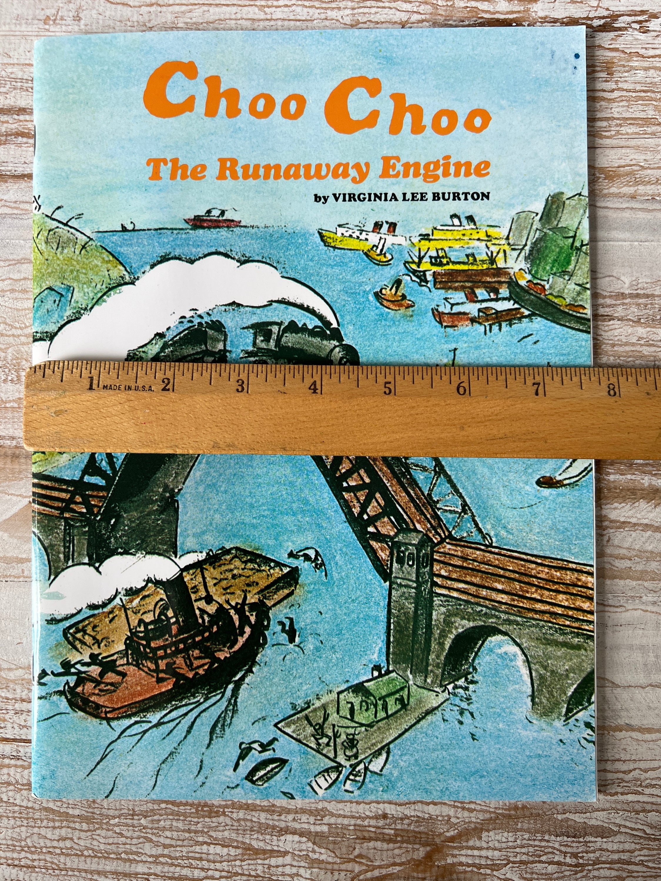 Choo Choo the Runaway Engine by Virginia Lee Burton PB 1965 - Etsy