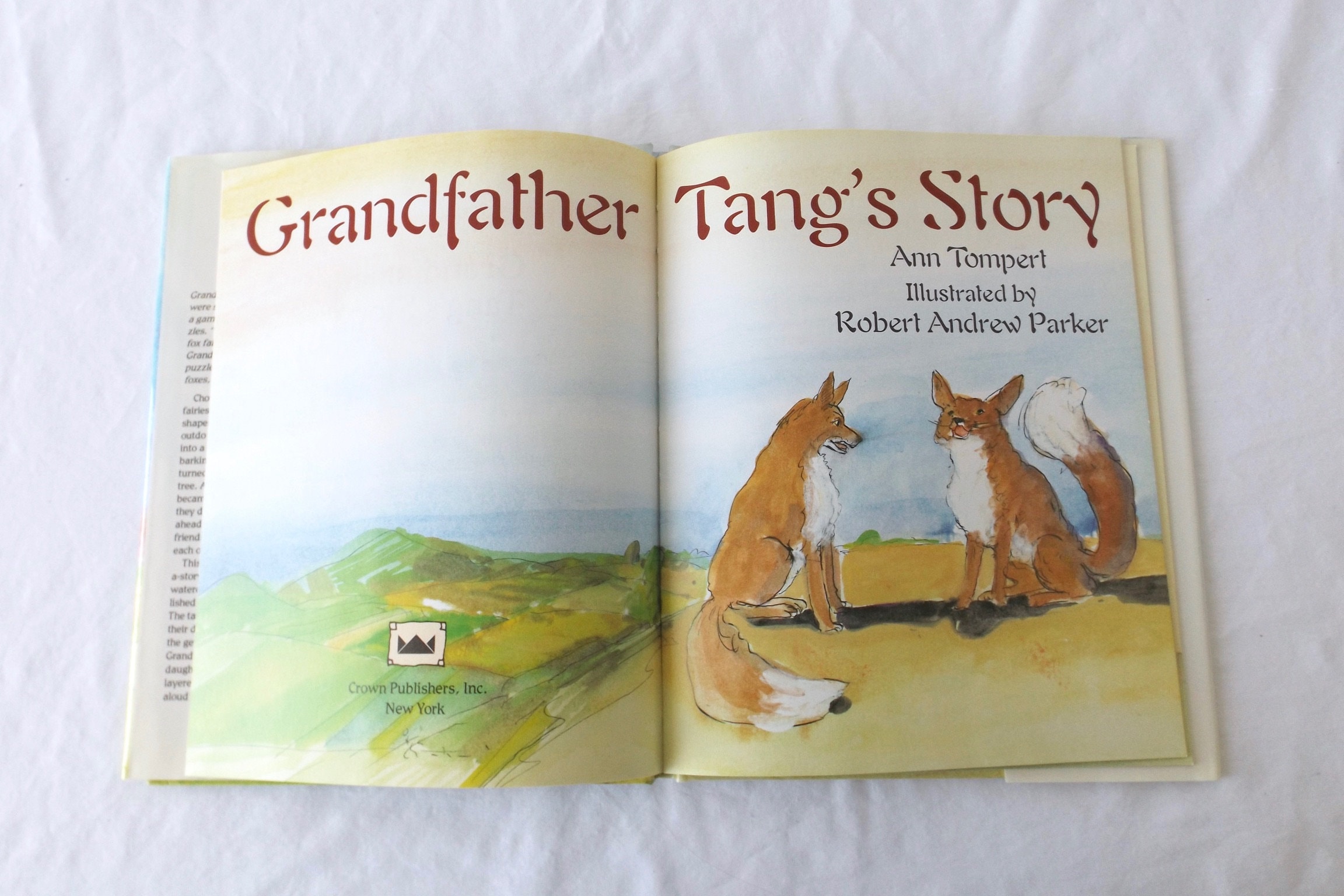 Grandfather Tang's Story, A Tale Told With Tangrams, by Ann Tompert, HC ...