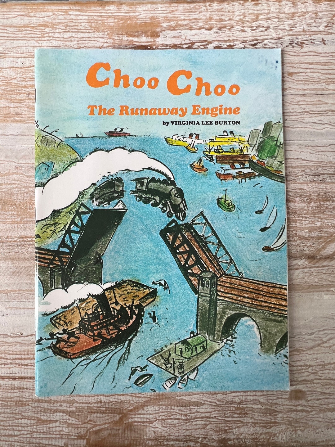 Choo Choo the Runaway Engine by Virginia Lee Burton PB 1965 - Etsy