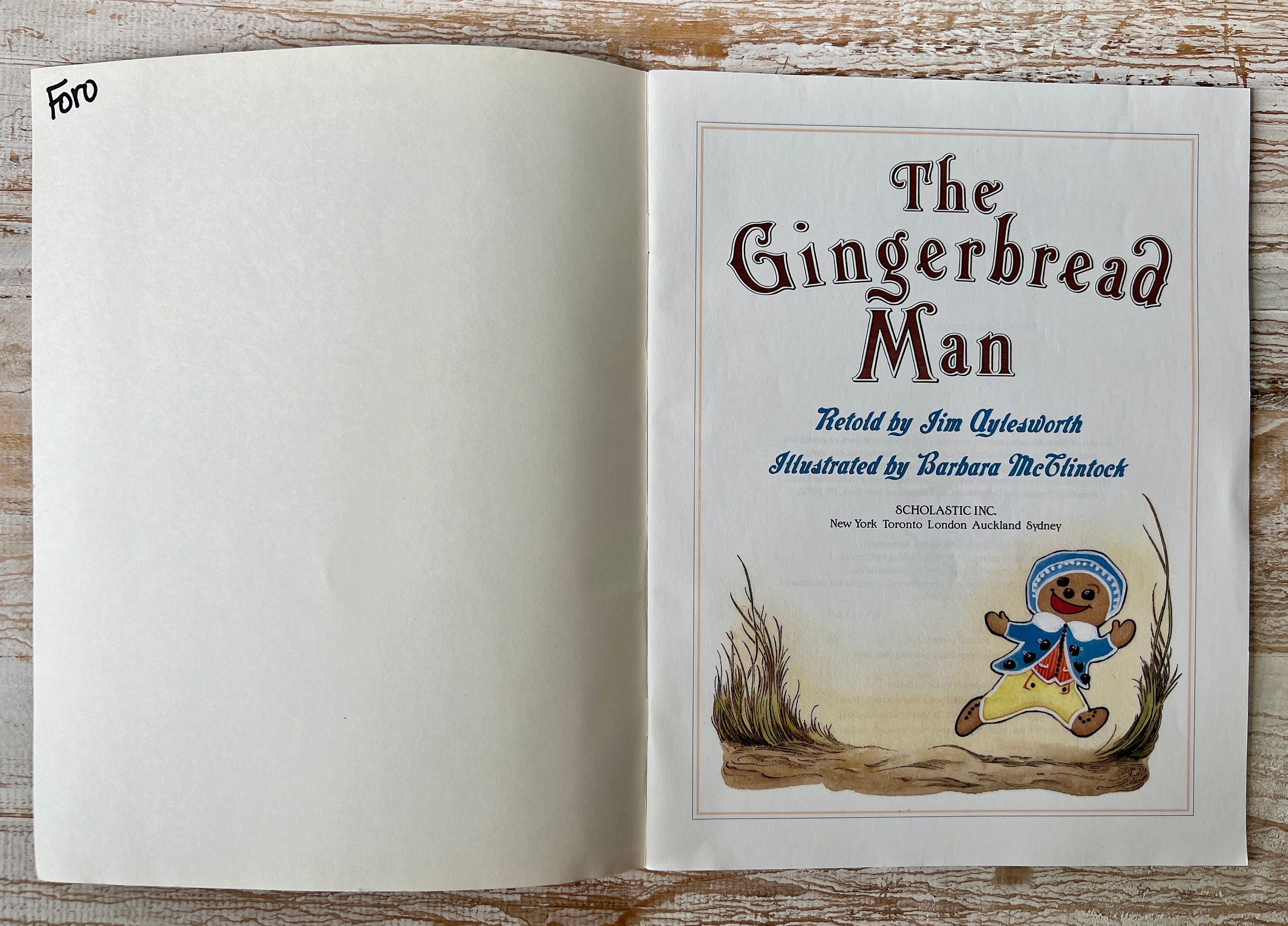 The Gingerbread Man, Retold by Jim Aylesworth, Paperback, 1998, Nice - Etsy