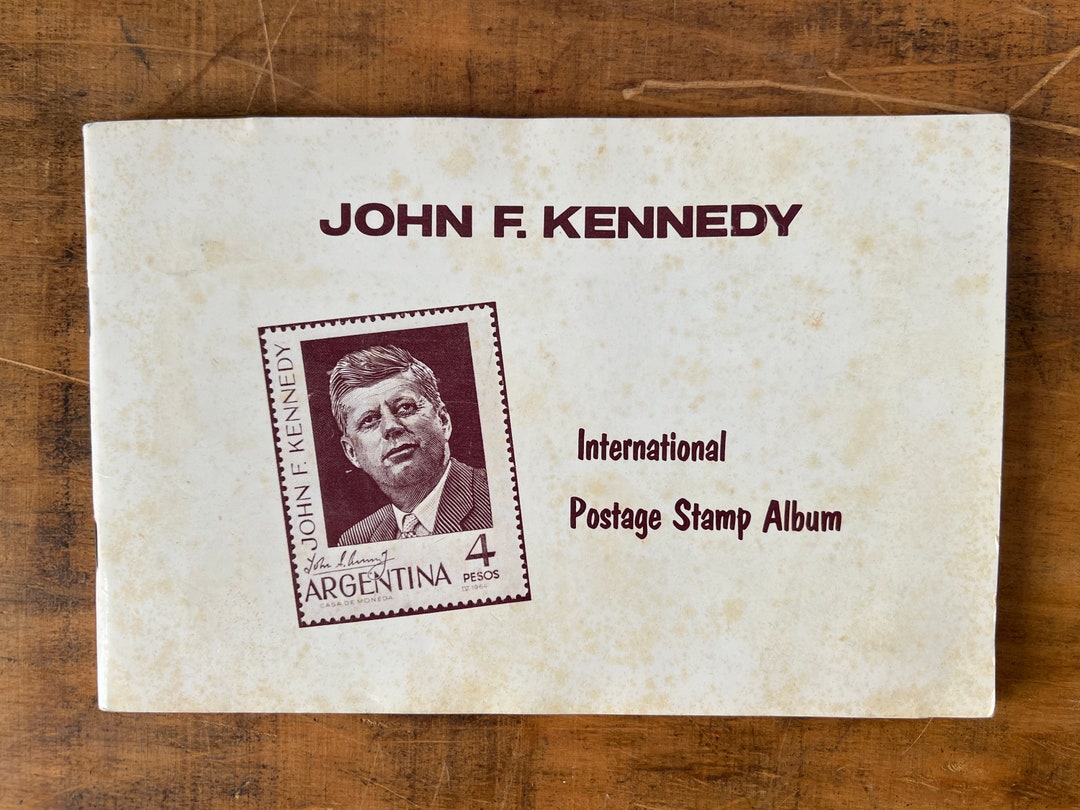 John F. Kennedy International Postage Stamp Album 1970, Good Condition ...