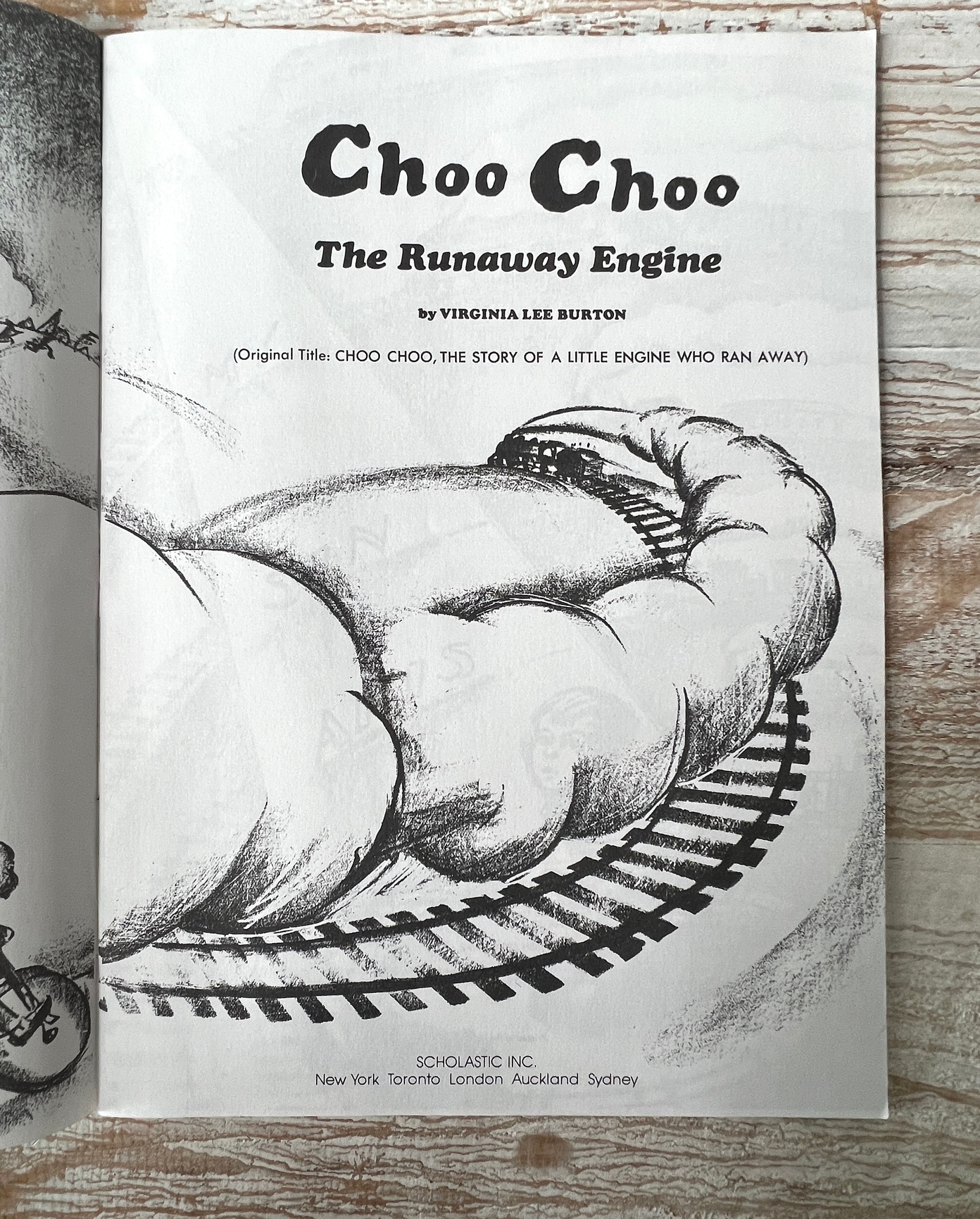 Choo Choo the Runaway Engine by Virginia Lee Burton PB 1965 - Etsy