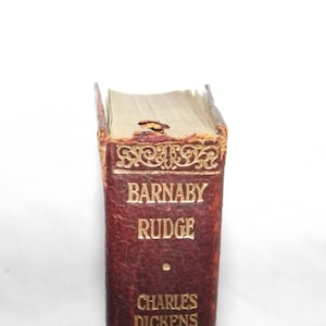 Barnaby Rudge by Charles Dickens, Leather Like Cover, British Copy ...