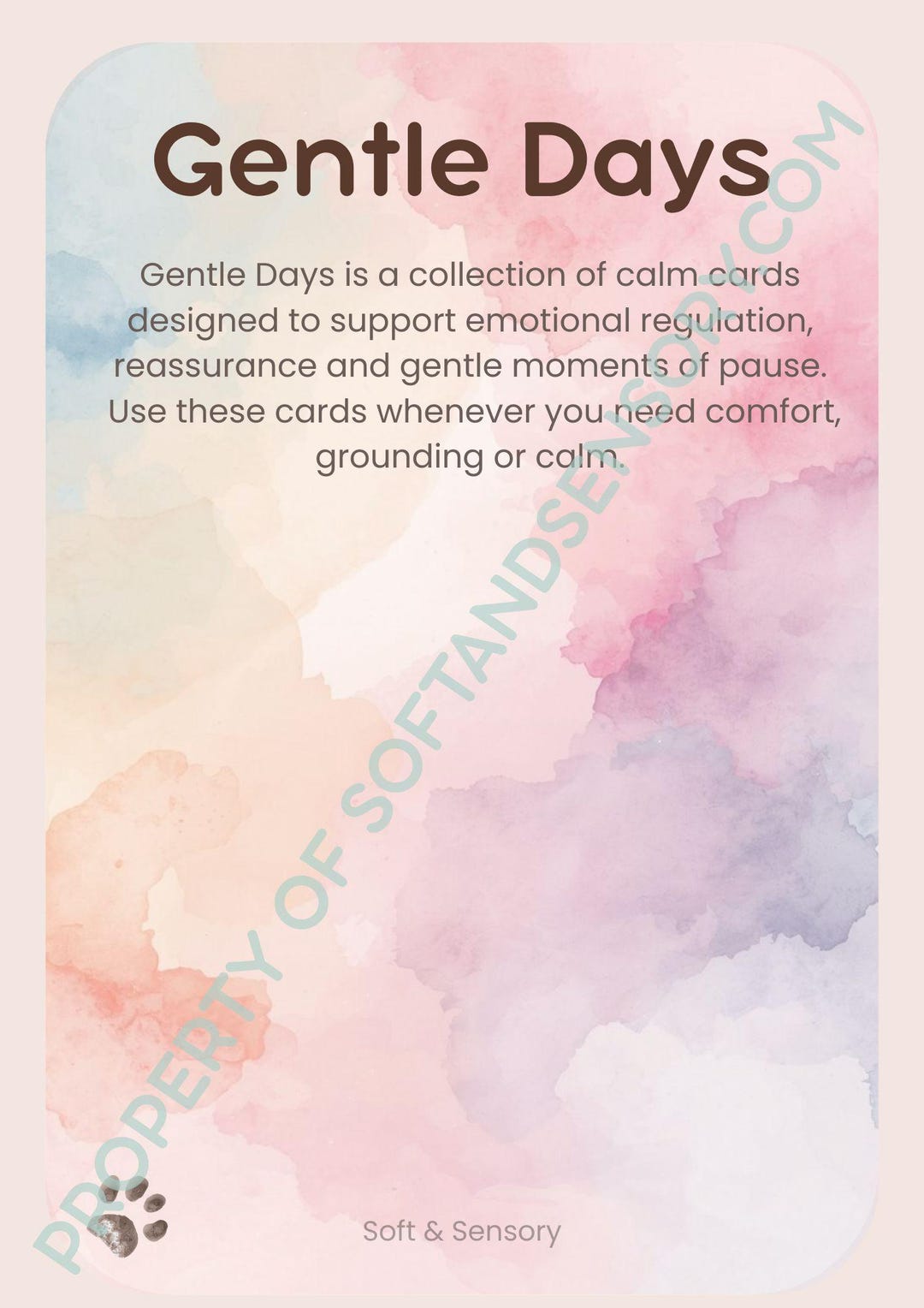 Gentle Days Calm Cards - Affirmation Edition - Etsy