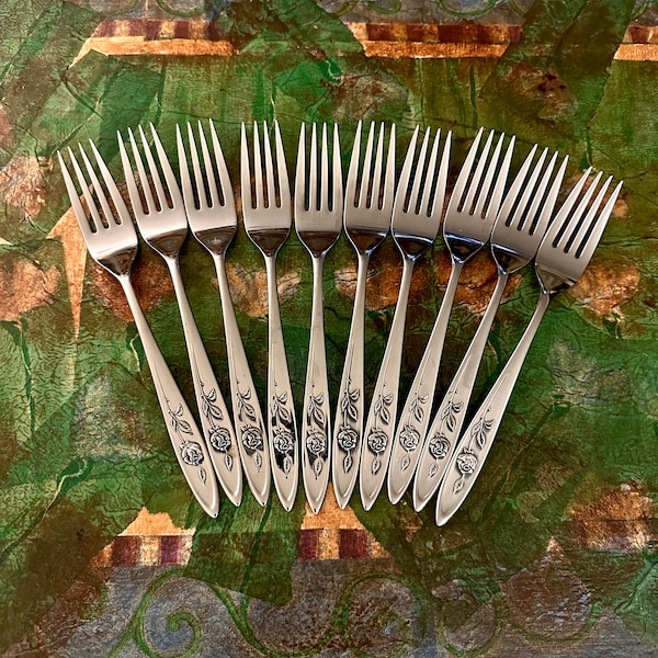 Oneida Flatware My Rose Dinner Fork - Etsy