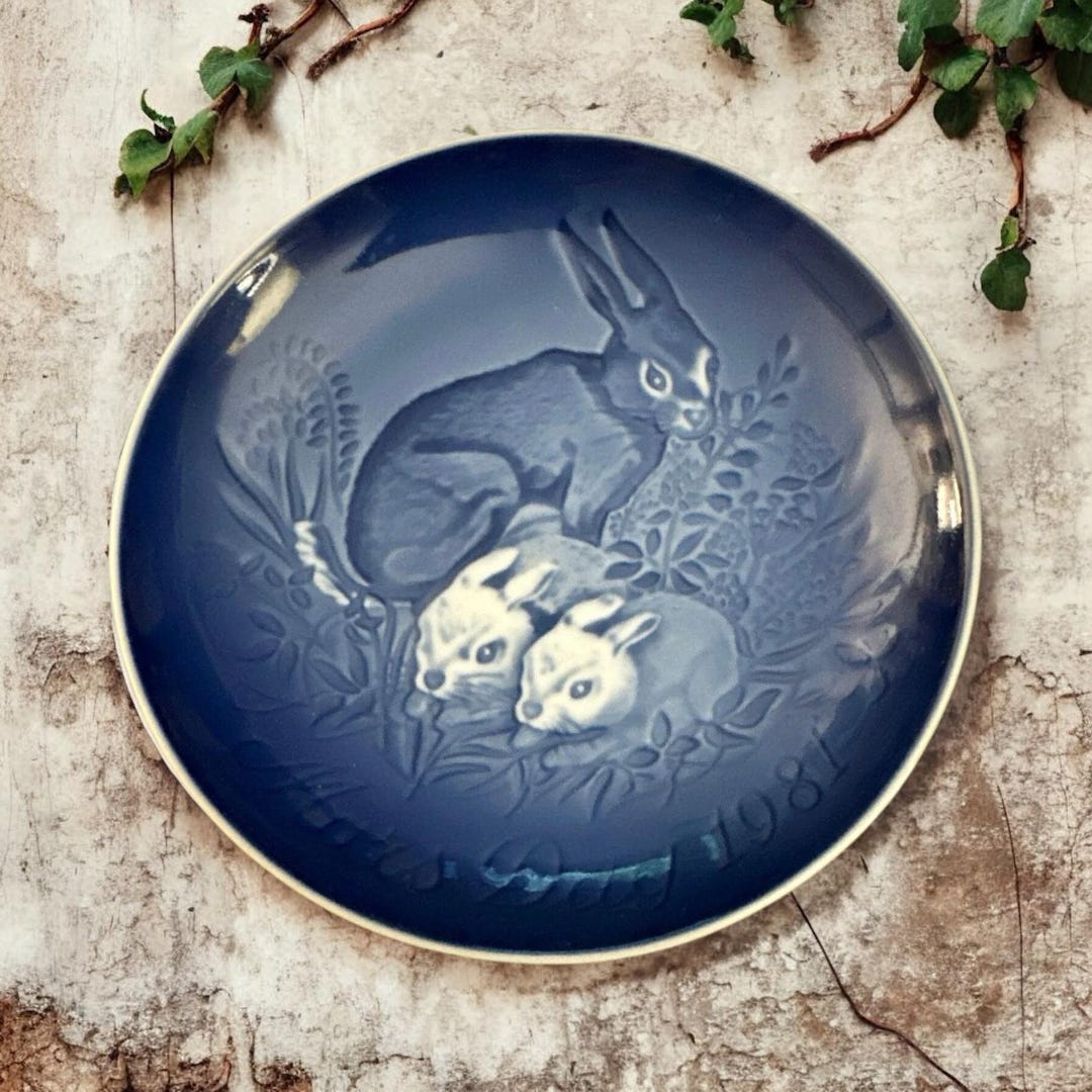 Mother’s Day Rabbit and Babies 1981 Collectable Plate by Bing and ...