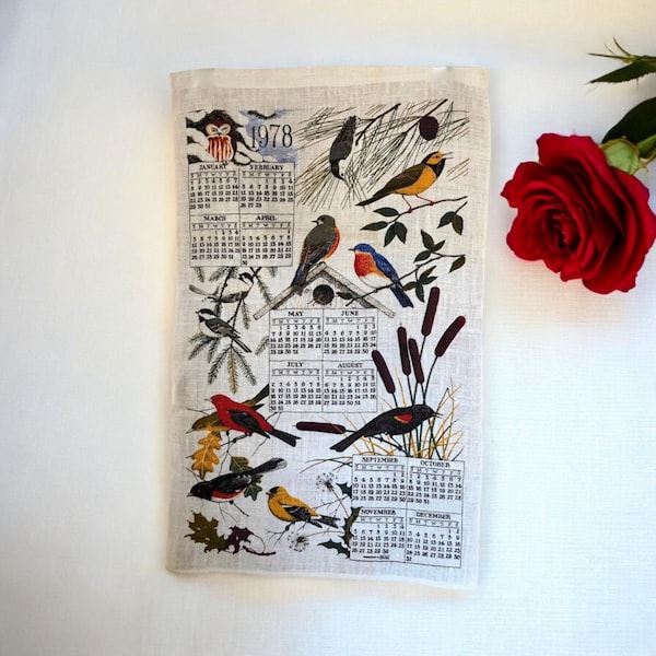 Calendar Tea Towels - Etsy