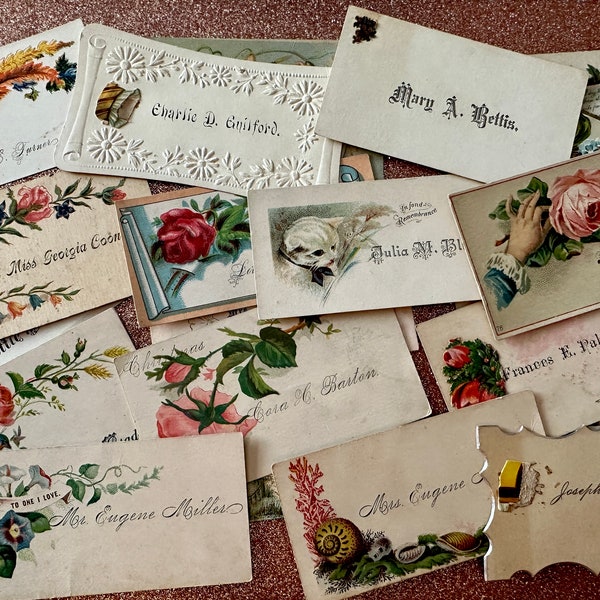 Antique Calling Card - Etsy