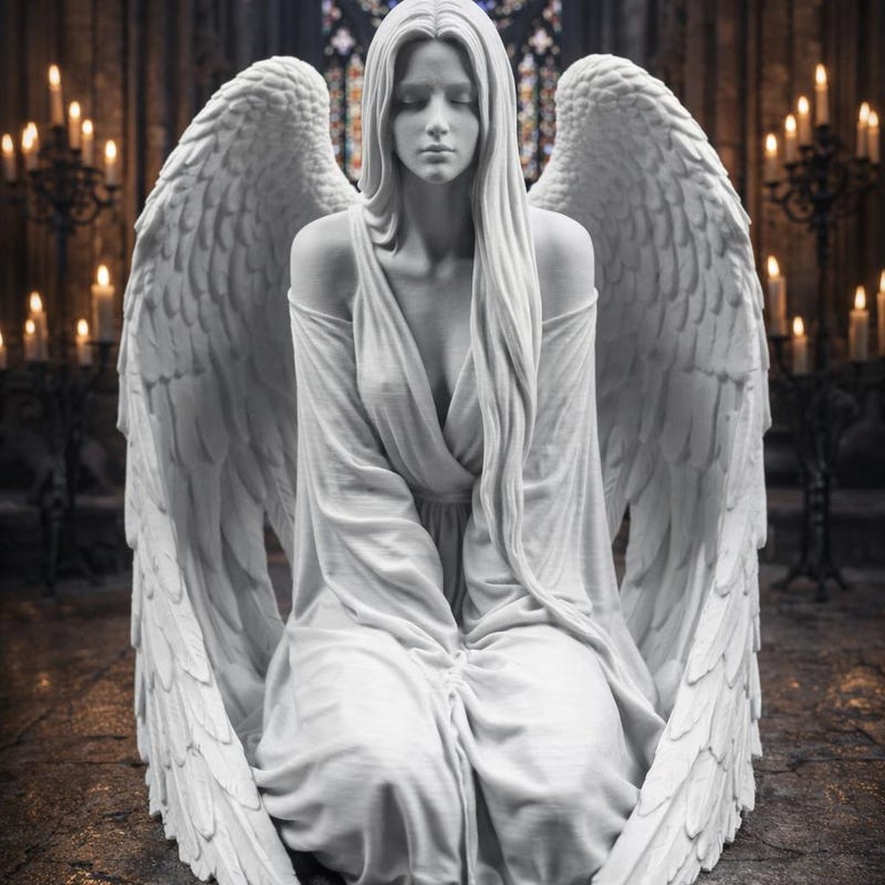 Female Gothic Angel Art - Etsy