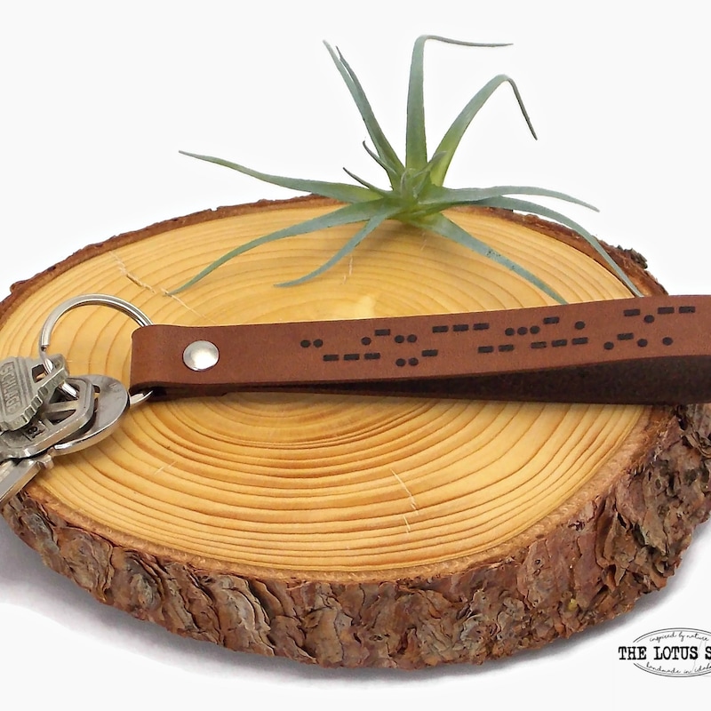 Morse Code Keyring - Etsy