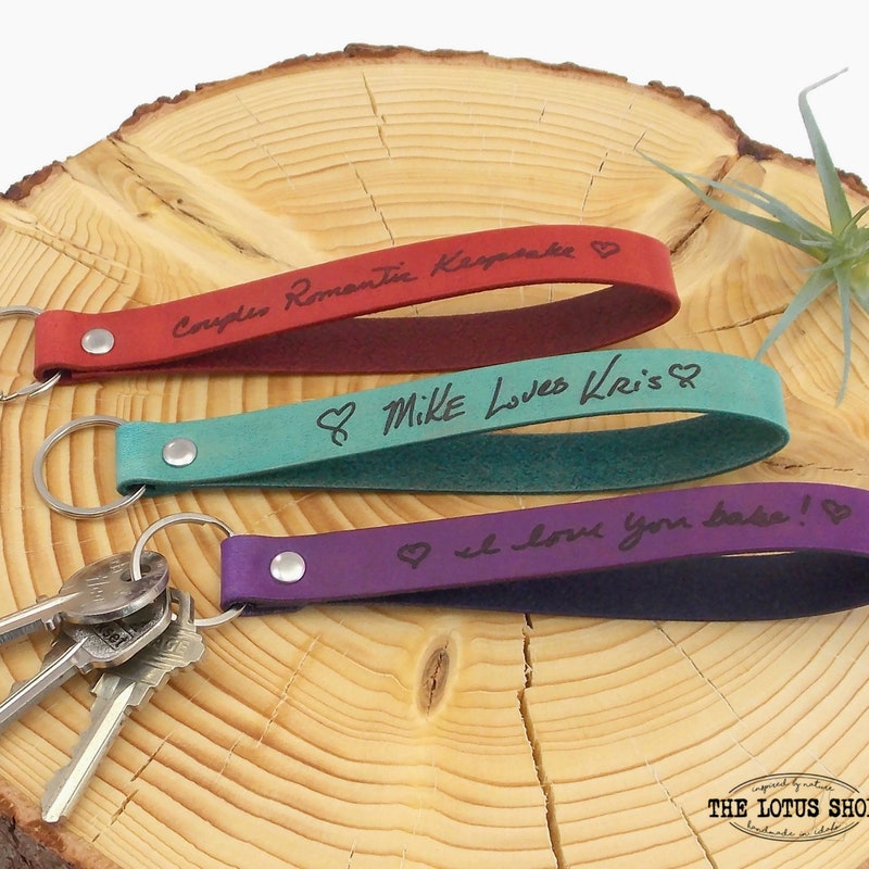 Handwriting Key Chain - Etsy