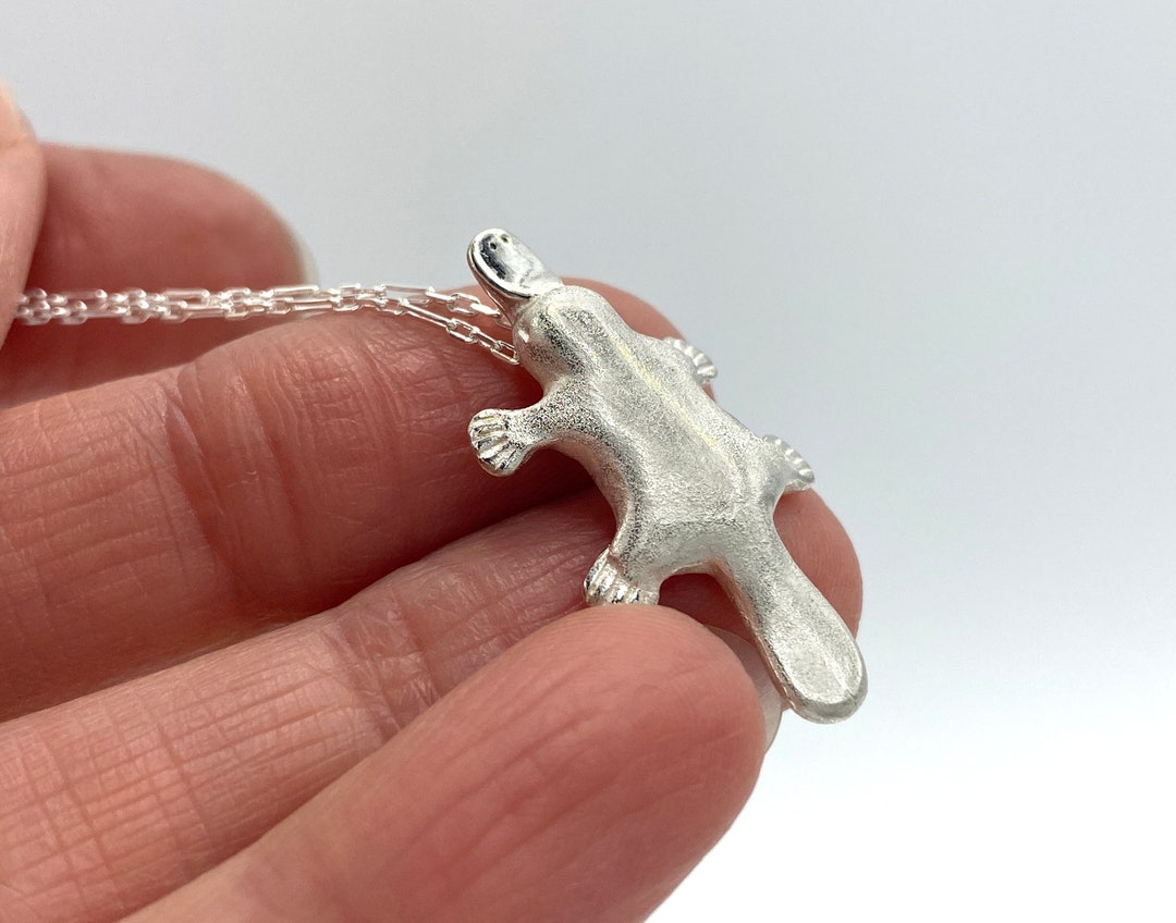 Silver Platypus Necklace - Etsy