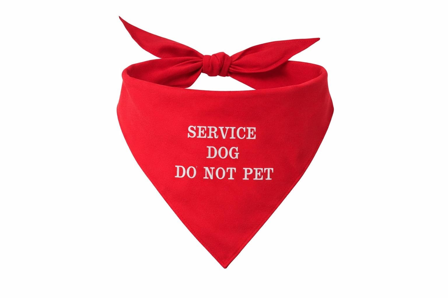 Service Dog Bandana – Embroidered 