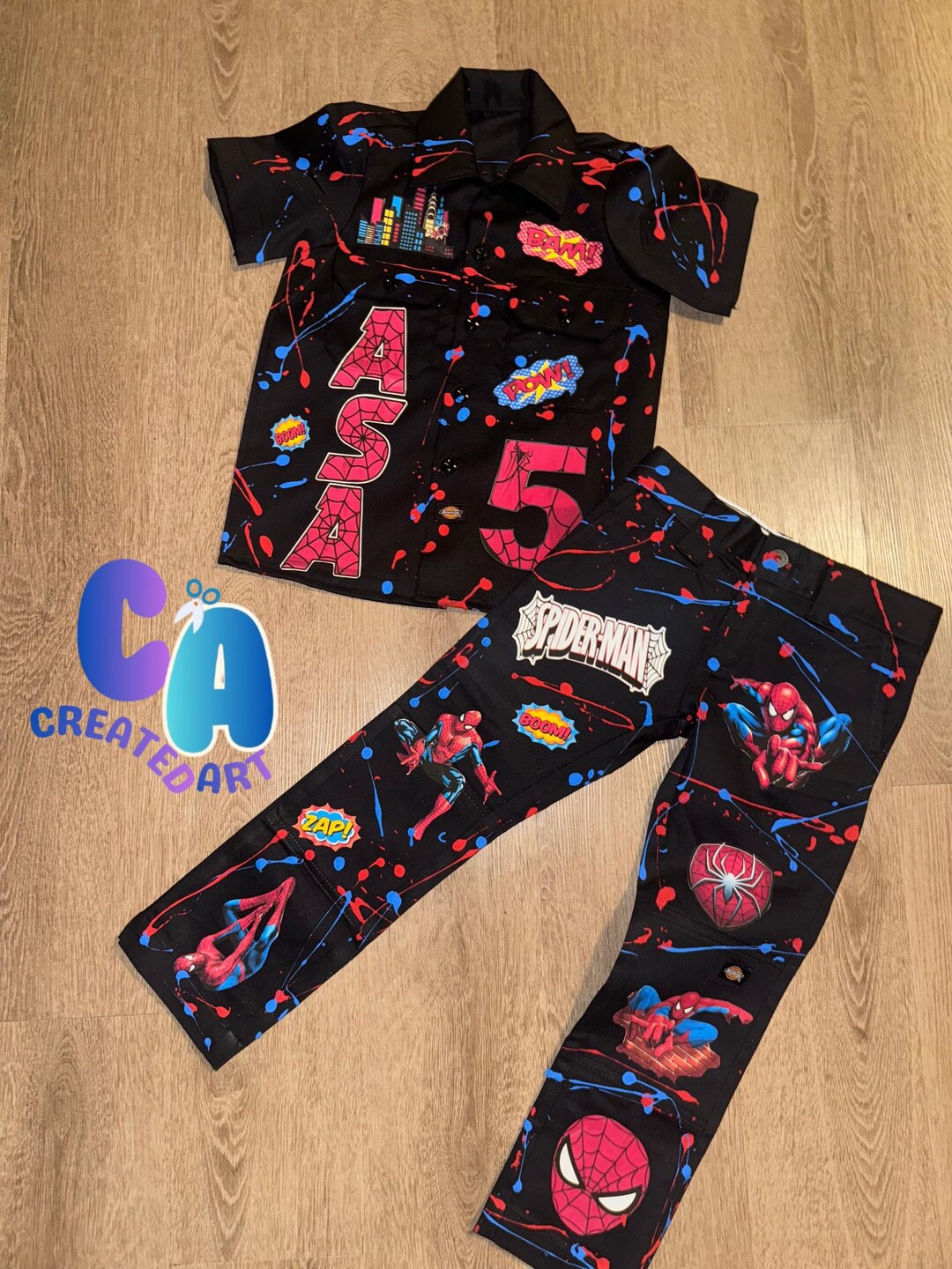 Custom Dickies Sets | Personalized Birthday Outfit | ANY Theme - Etsy