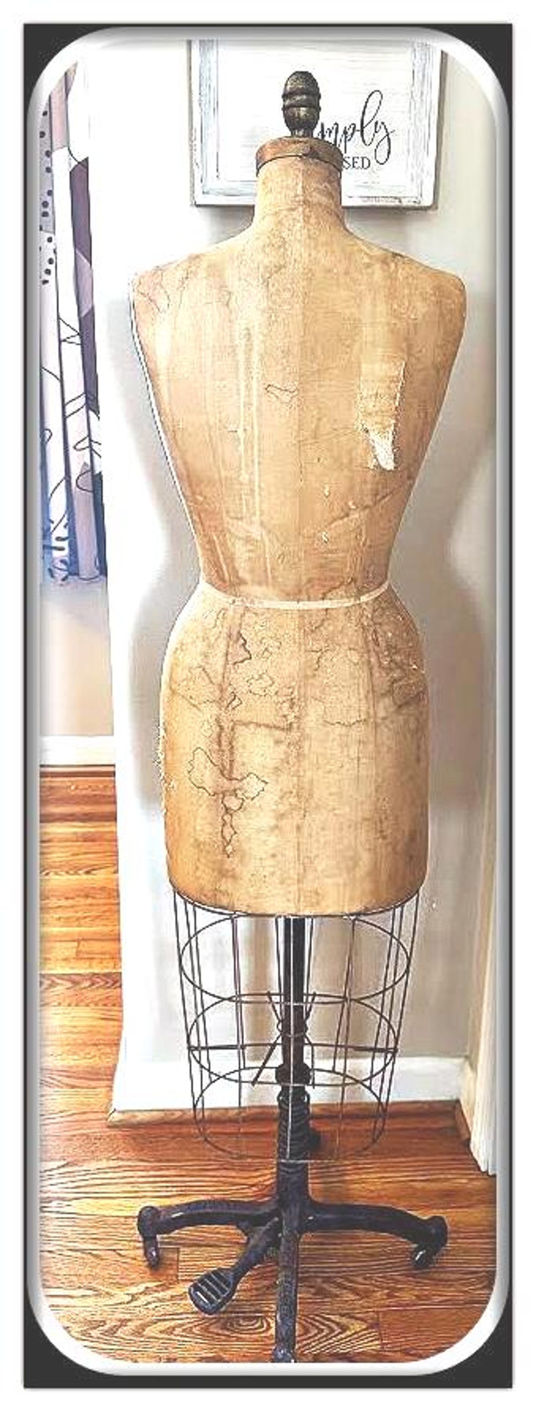 Vintage Superior Model Adjustable Dress Form Early 20th Century ...