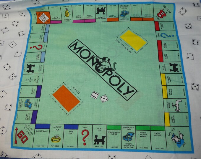 Monopoly Game Board Fabric Panel, Pillow, 2 Game Boards, A3 - Etsy