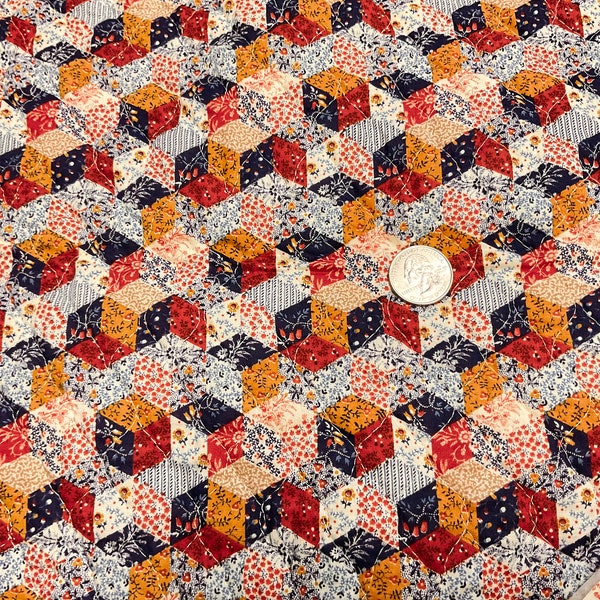 Pre Quilted Fabric Double Sided - Etsy