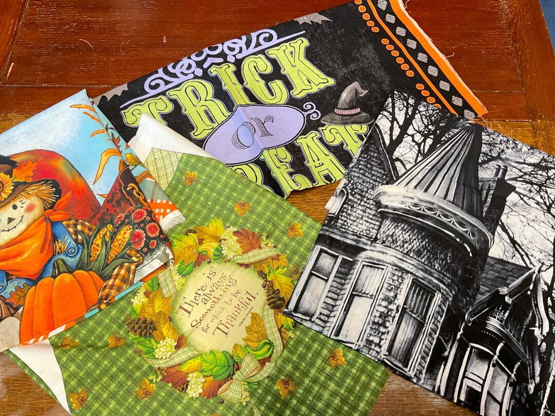 Fall Decorating Fabric Panels, Apron, Door, Wall Hanging, Quilt, A1 - Etsy