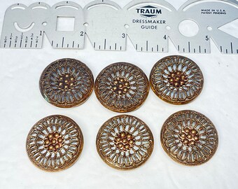 Metal Mirror Buttons - Etsy