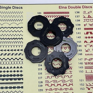 Vintage Elna Single Decorative Stitching Cams # 01 - 37 - Etsy