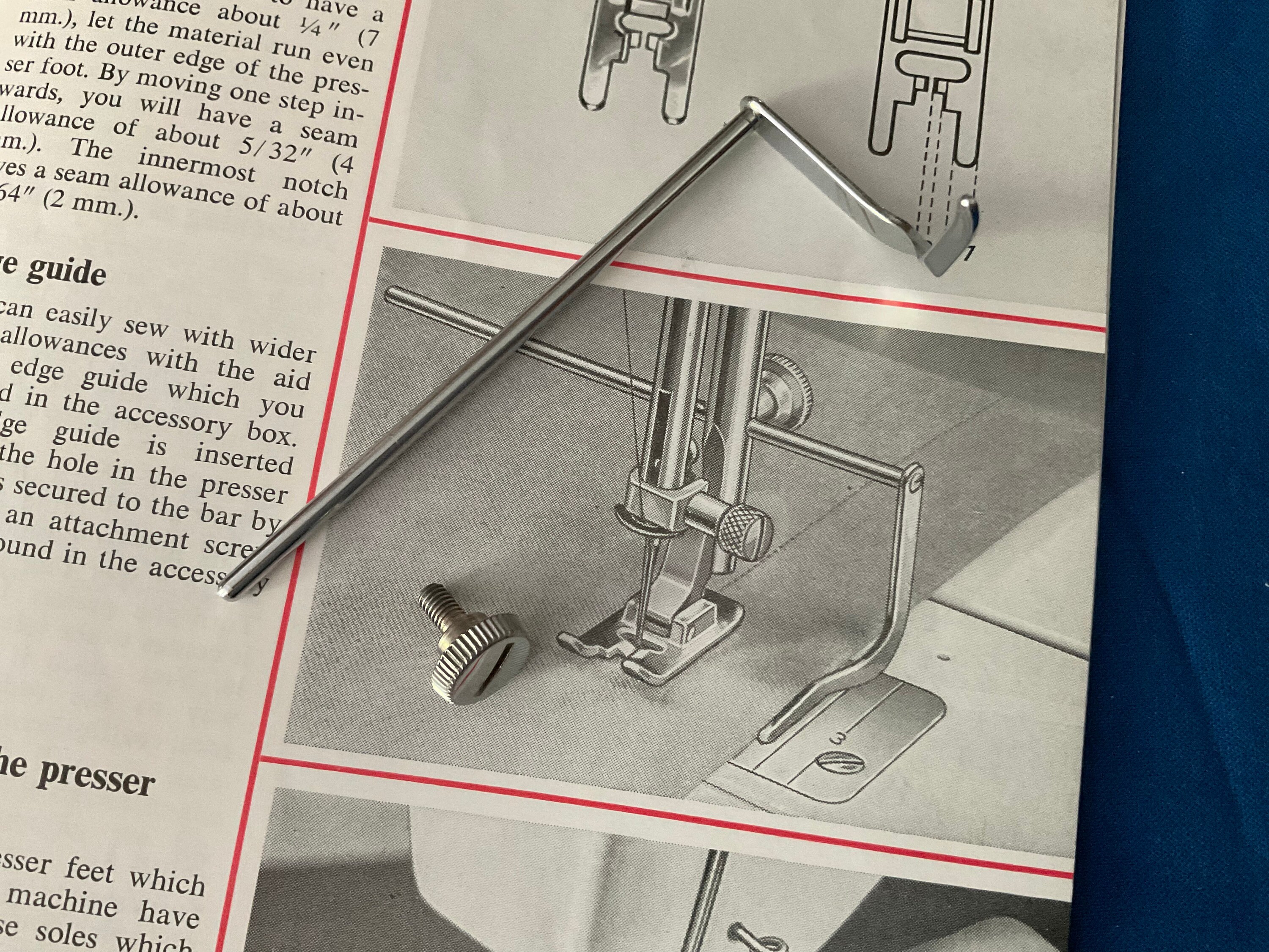Over Edging Sewing Machine Drawing