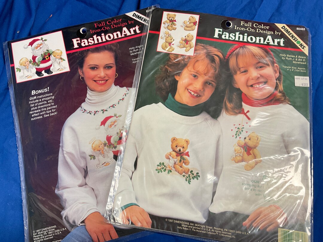 Fashion Art Iron-on Design, Angel Parade, Ruth J. or Bill Morehead ...