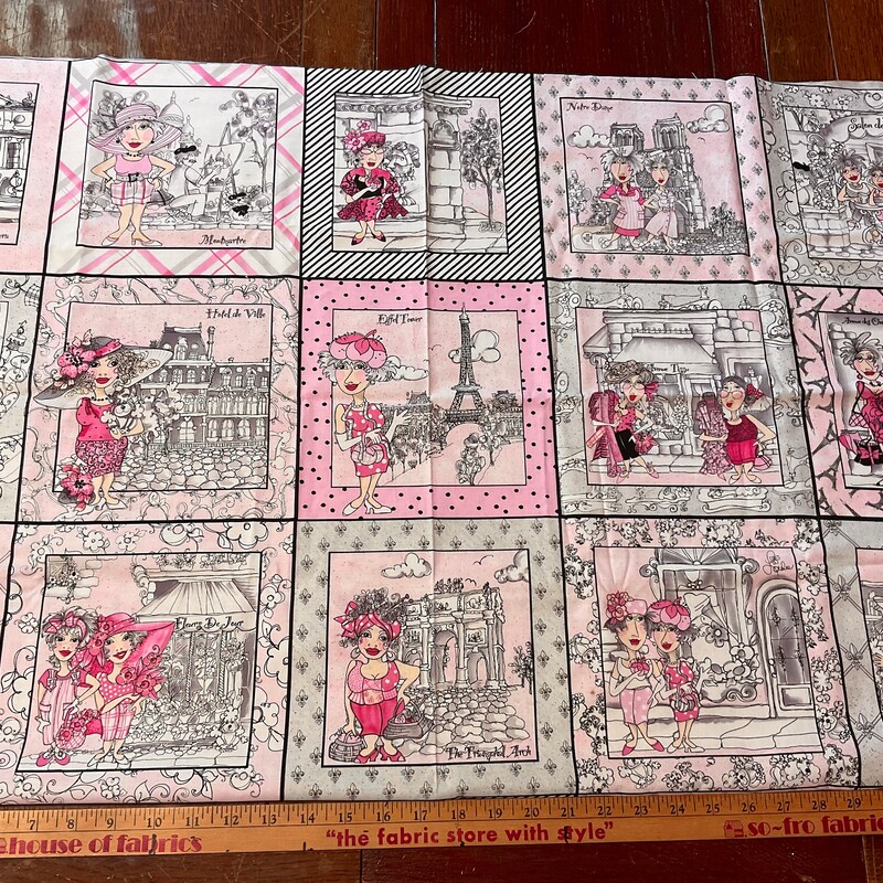 Paris Quilt Panel - Etsy