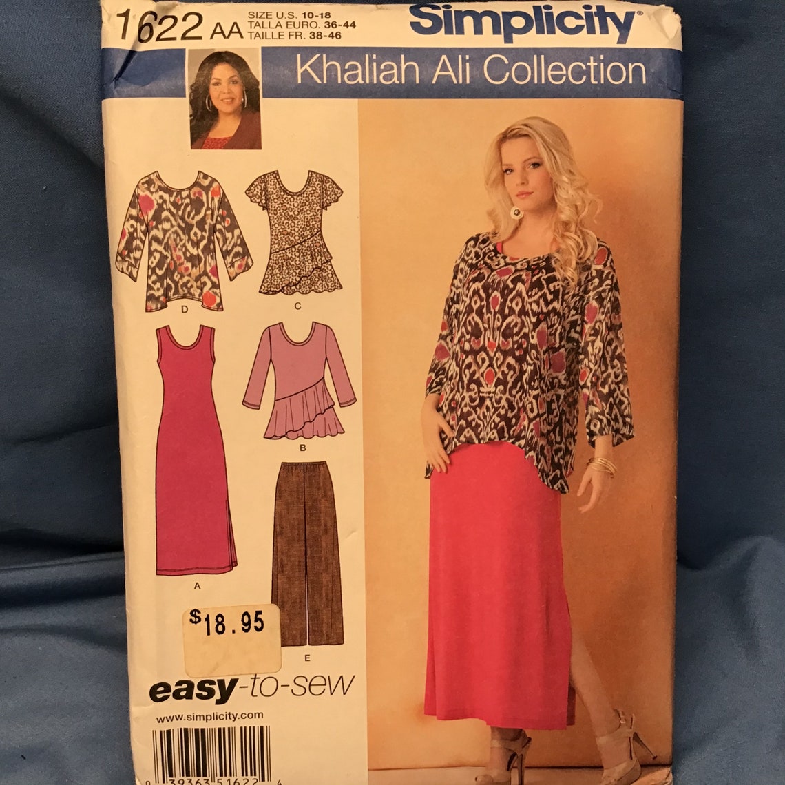 Simplicity Khaliah Ali Sewing Patterns 2230 1945 1622 - Etsy