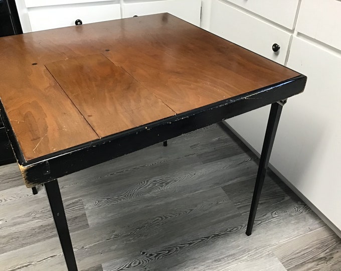 Singer 221 Featherweight Folding Card Table, Metal Legs, Matched Serial ...