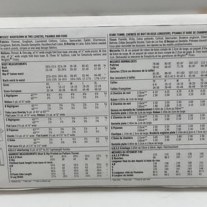 Women’s Pajama Sleepwear, Robe, Patterns, Mccalls P494, 3856 ...