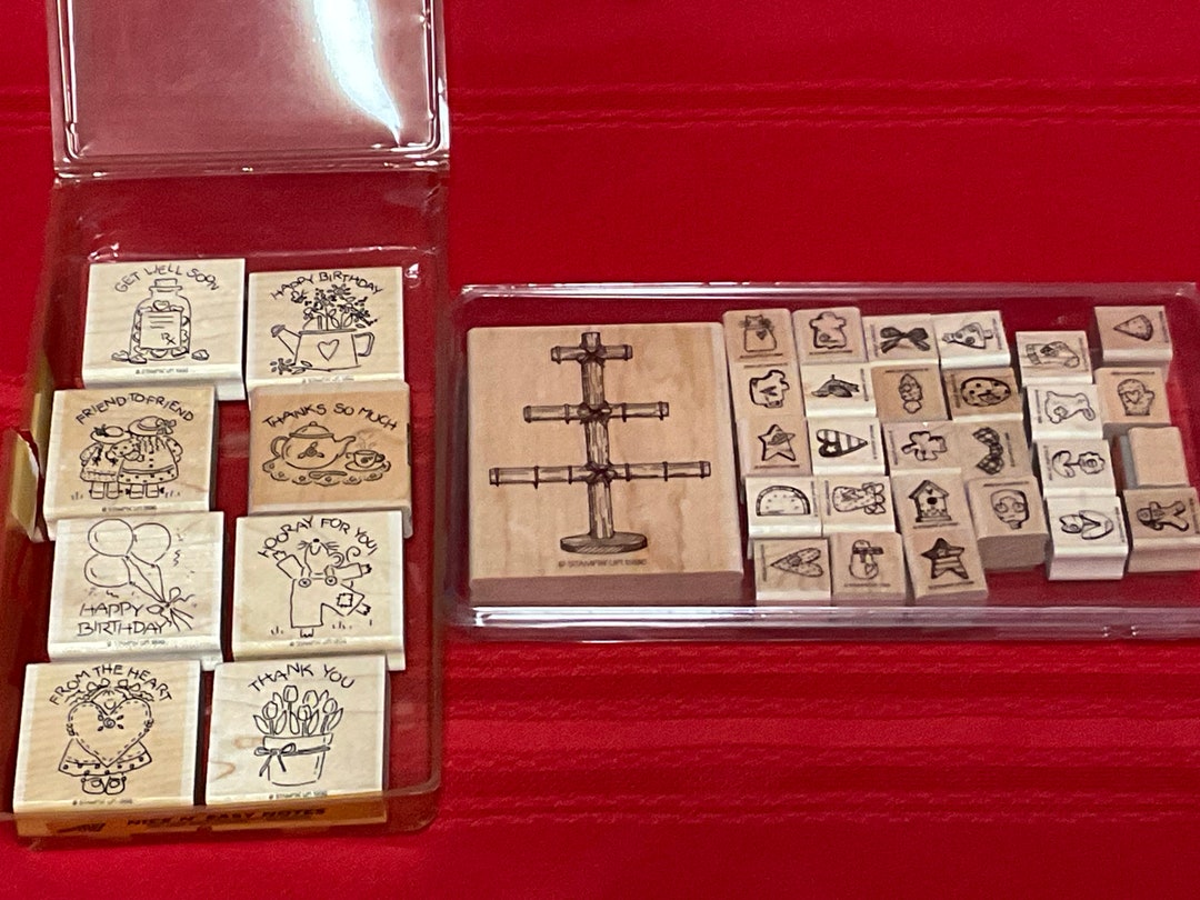 Stampin up Stamps Sets, Tree Sampler 28 Pcs, Nice & Easy Notes, 1996 - Etsy