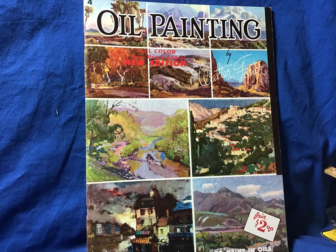 Walter Foster Art Book Oil Paintings Book 4 - Etsy