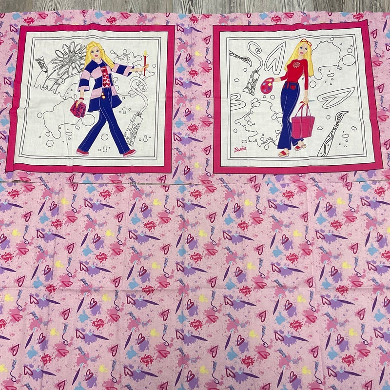 Barbie Fabric - Etsy UK