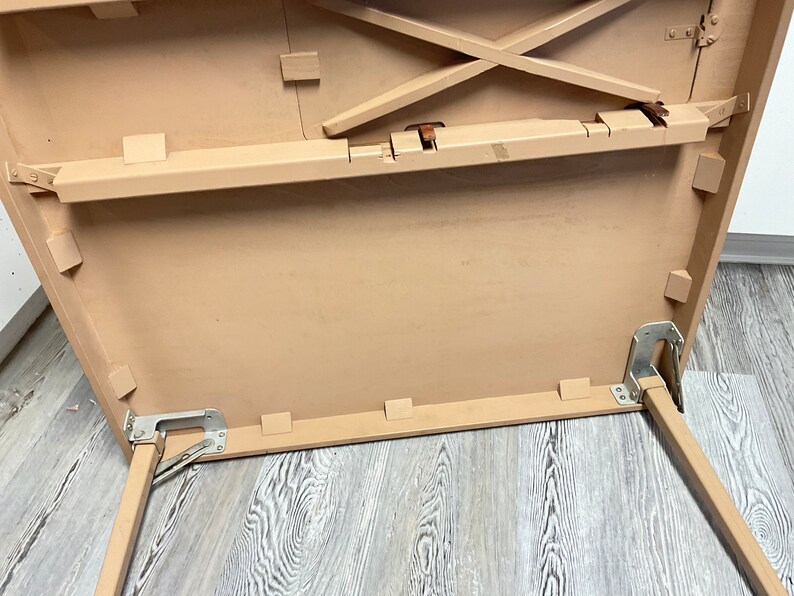 Singer 301 401 500 Natural Folding Card Table Metal Legs - Etsy