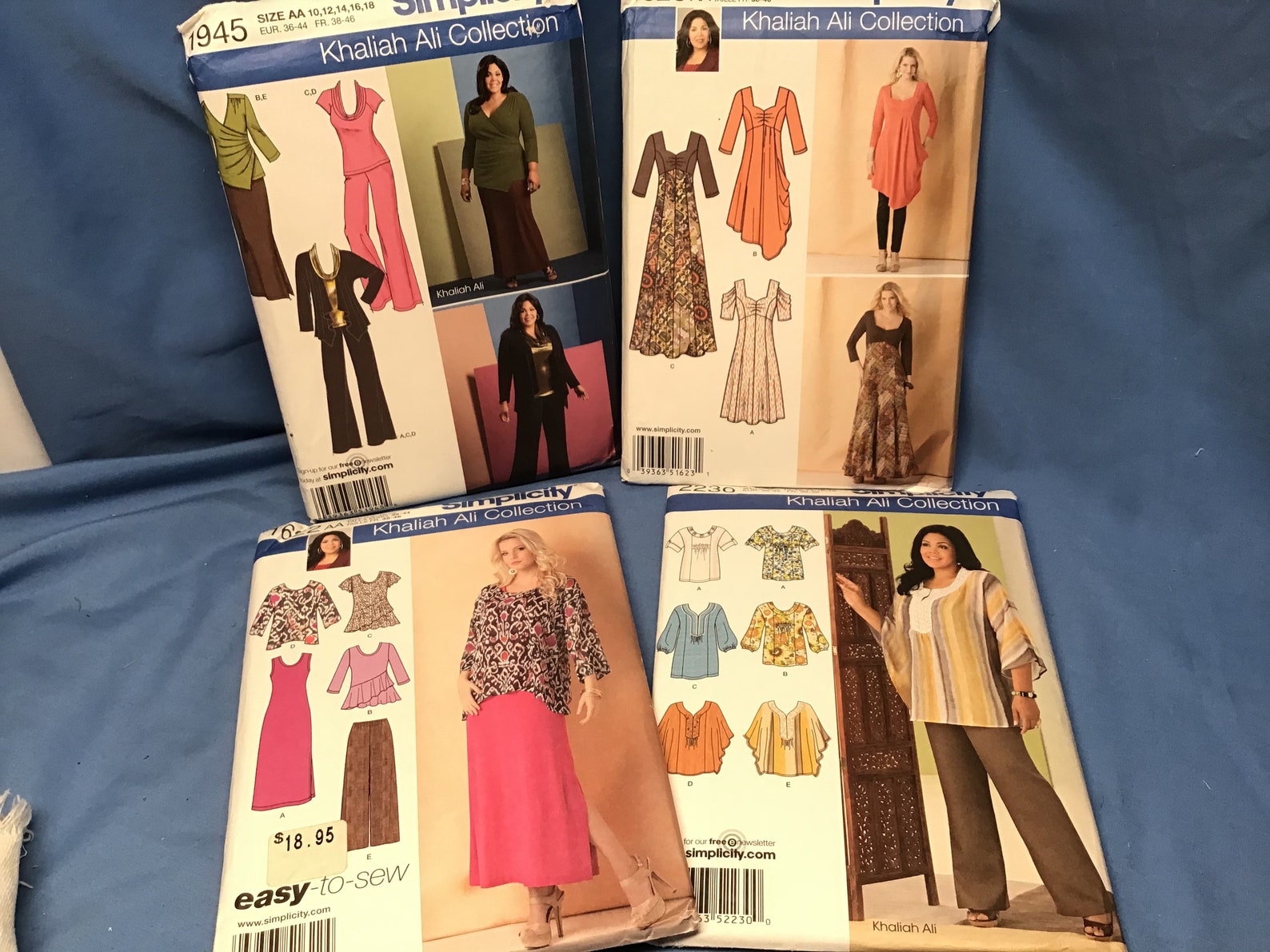 Simplicity Khaliah Ali Sewing Patterns 2230 1945 1622 - Etsy