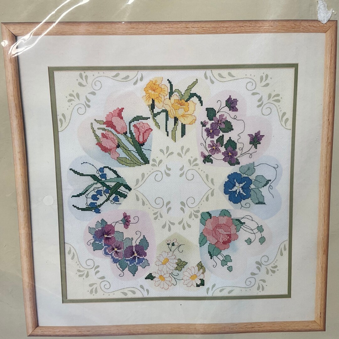 Something Special Counted Cross Stitch Kit, Country Hearts and Flowers ...