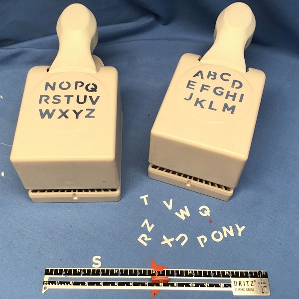 Alphabet Paper Punch - Etsy