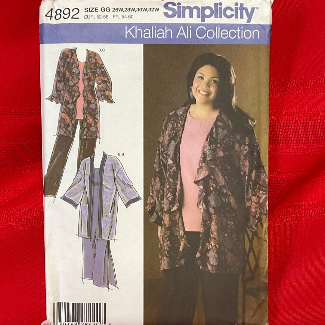 Simplicity 4892 Sewing Pattern, Khalid’s Ali Dress, Kimono, Pants ...