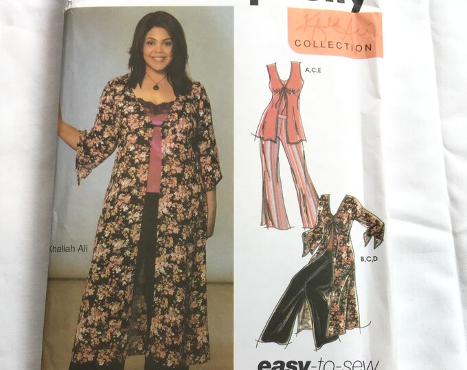 Simplicity 5075 Sewing Pattern, Khaliah Ali Easy Camisole, Pants ...