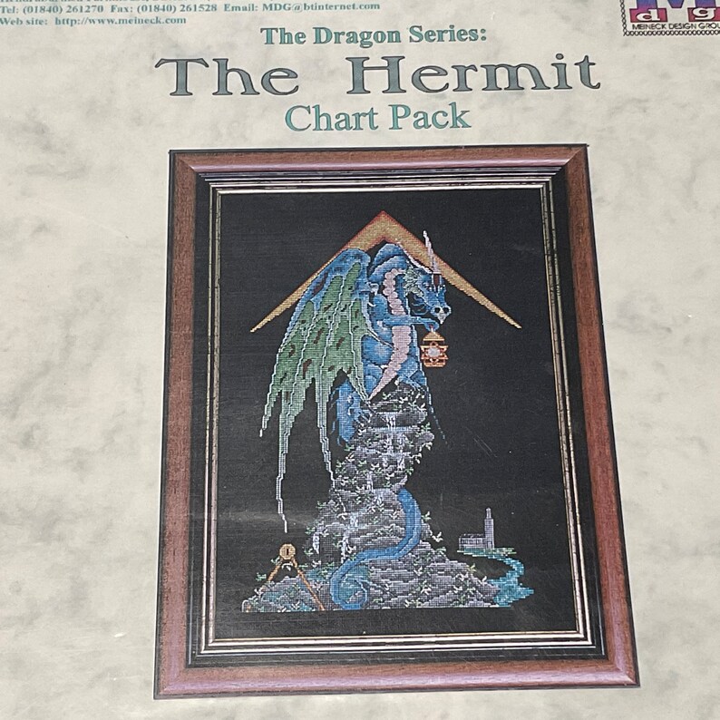 Meineck Design Group Dragon Cross Stitch Chart Packs - Etsy