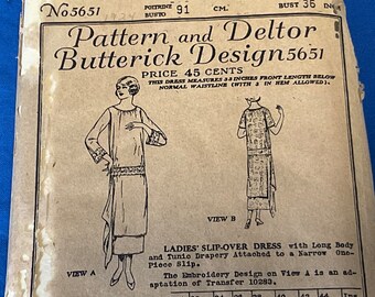 Flapper Dress Pattern - Etsy