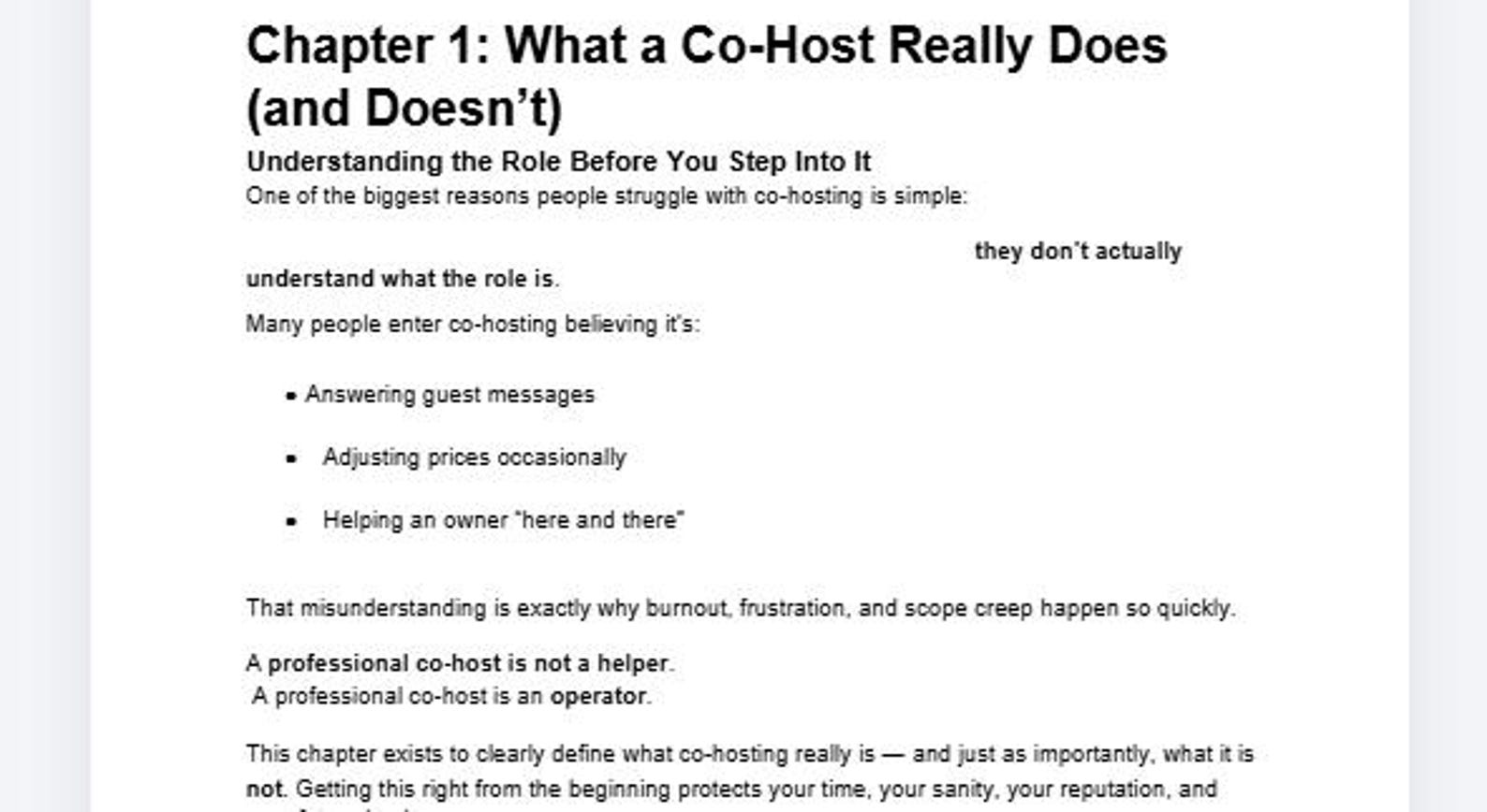 The AIRBNB Blueprint to Co Hosting - 40 Chapters - Etsy