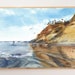 California Wall Art California Beach Print Watercolor - Etsy