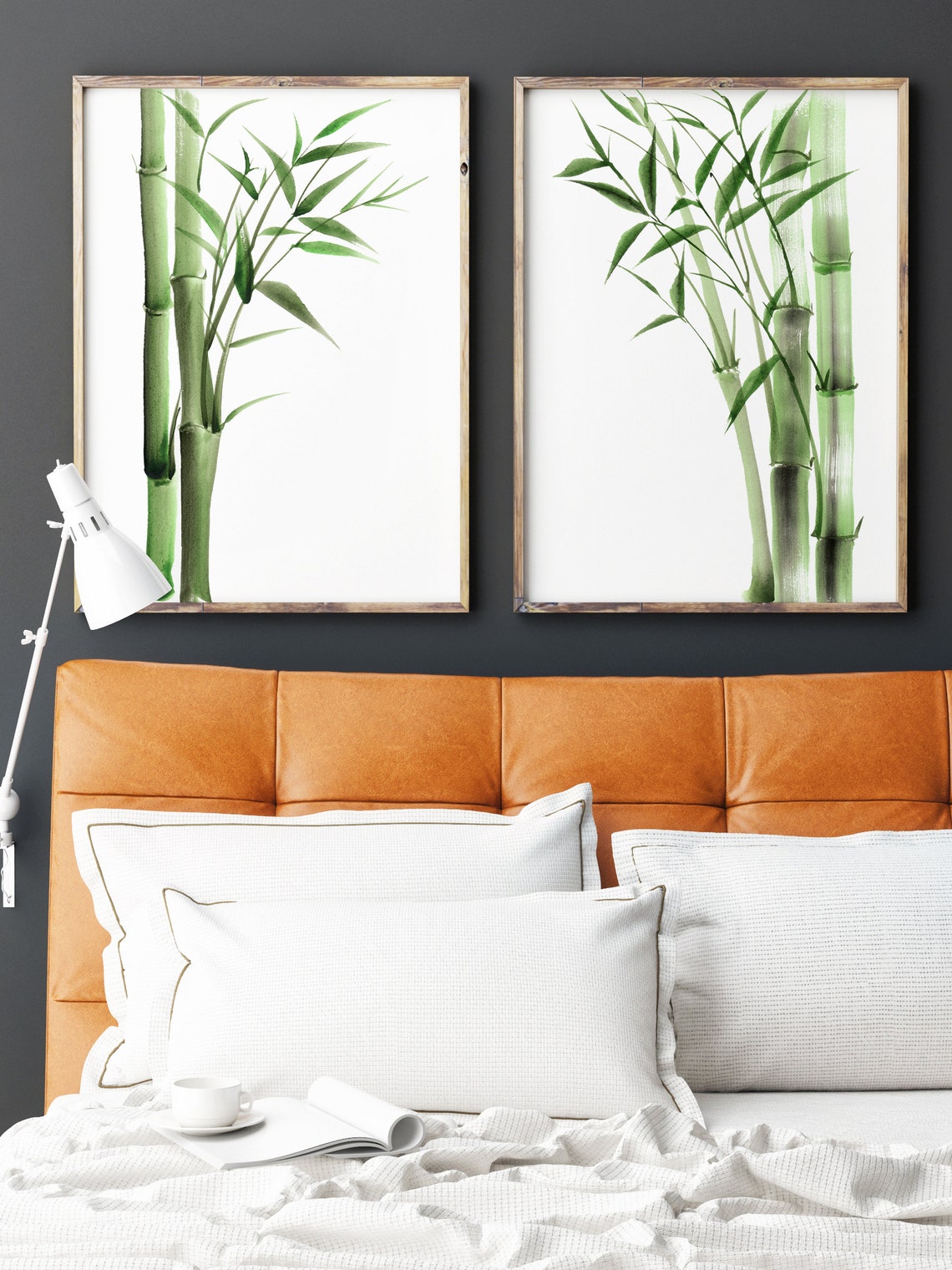 Bamboo Wall Art Print Set of 2 Zen Decor Zen Wall Art | Etsy