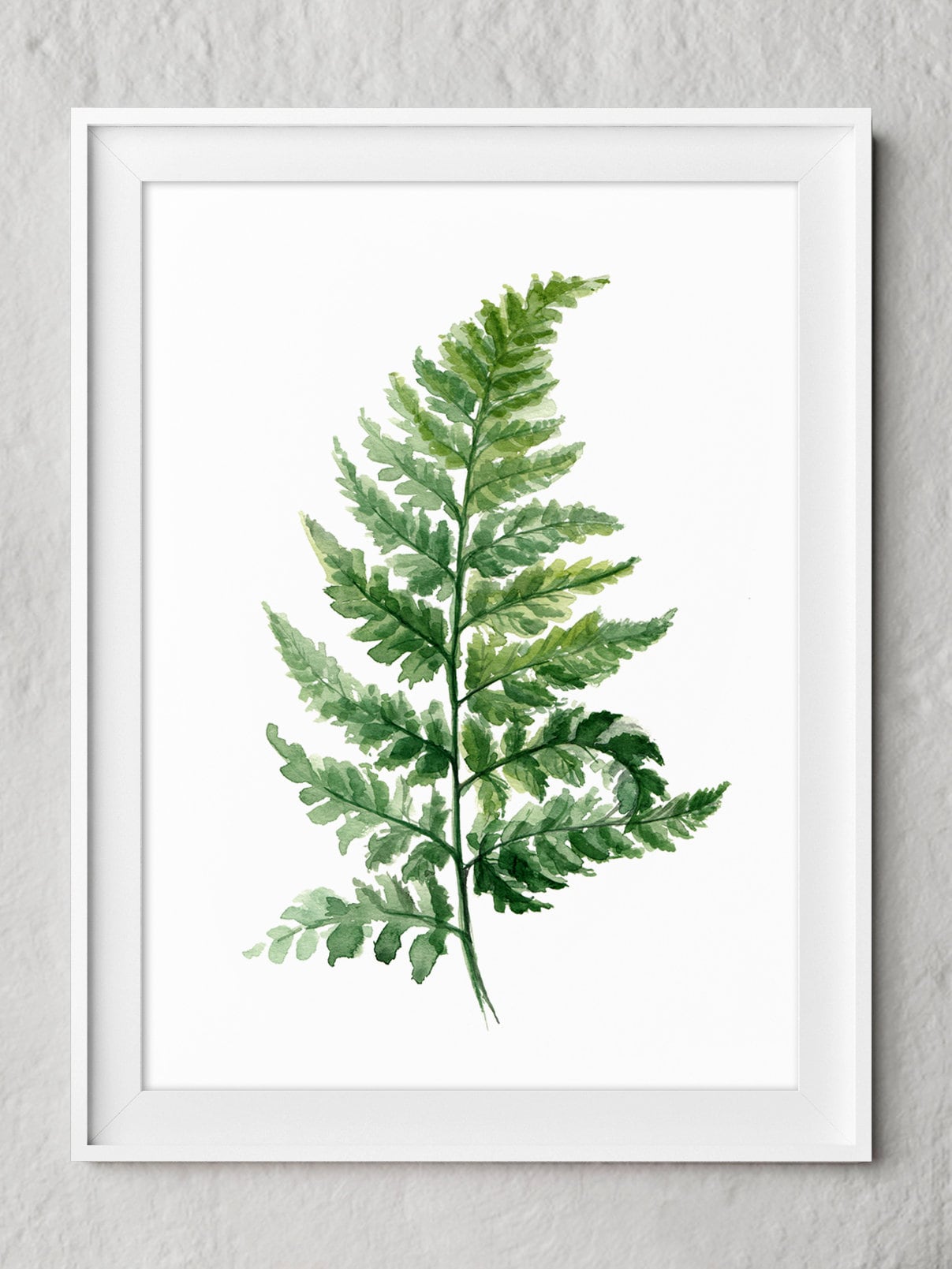 Watercolor Fern Print Set Botanical Print Set of 2 Leaf - Etsy UK