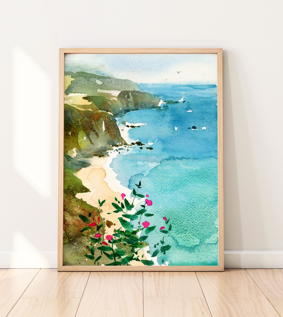 California Coast Wall Art California Print California Wall - Etsy