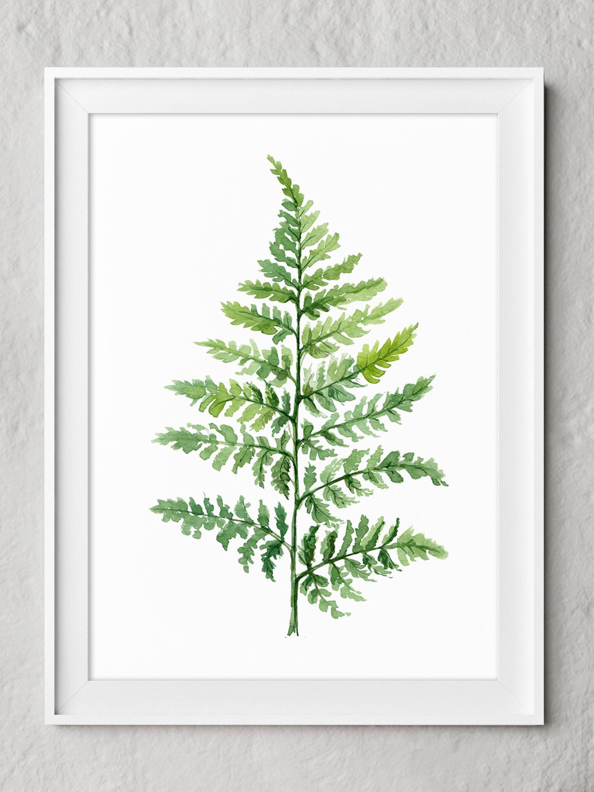 Watercolor Fern Print Set Botanical Print Set of 2 Leaf - Etsy UK
