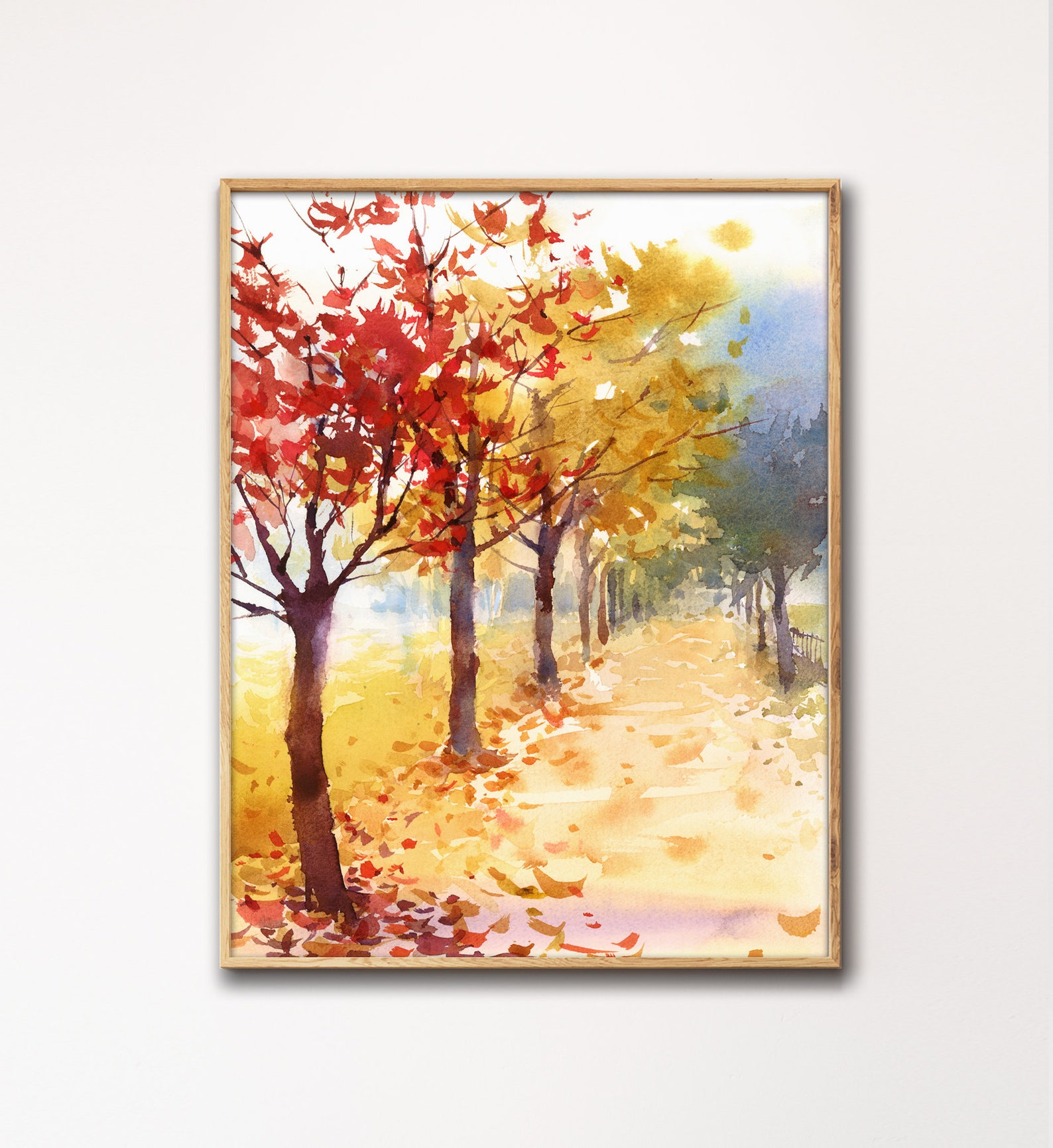 Autumn Art Autumn Print Autumn Wall Art Fall Decor Season - Etsy